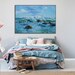 Extra Large Wall Décor Canvas Blue Waves Ocean Original Oil - Etsy