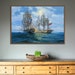 Night Sail Ship Oil Painting Original by Alexander Shenderov Night Ocean Art Sailboat Art Large ...
