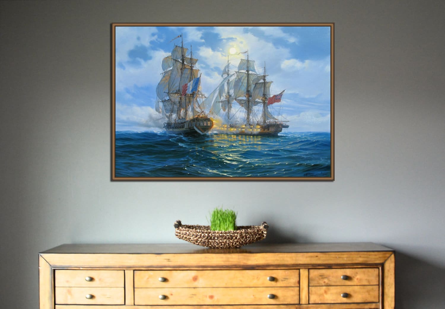 Night Sail Ship Oil Painting Original by Alexander Shenderov | Etsy