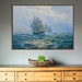 Boat Painting Original by Alexander Shenderov Sailing Art Oil Canvas Sailing Ship Painting Large ...