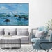 Extra Large Wall Décor Canvas Blue Waves Ocean Original Oil - Etsy
