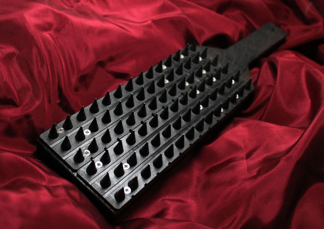 Premium Vampire Paddle Black Spikes - Etsy