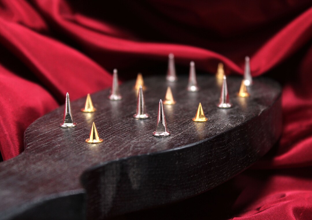 Premium Vampire Paddle, Gold and Silver Spikes - Etsy
