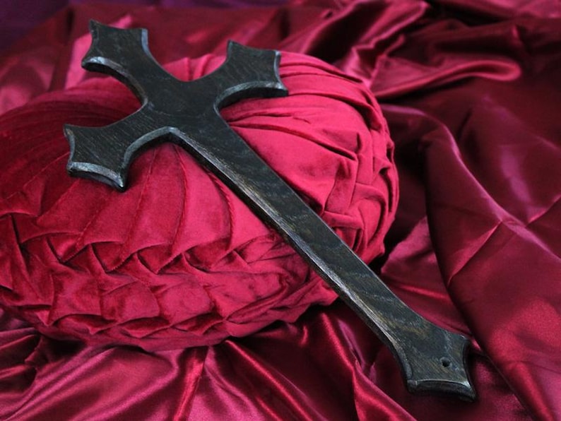 Gothic Religious Cross BDSM Paddle - Etsy