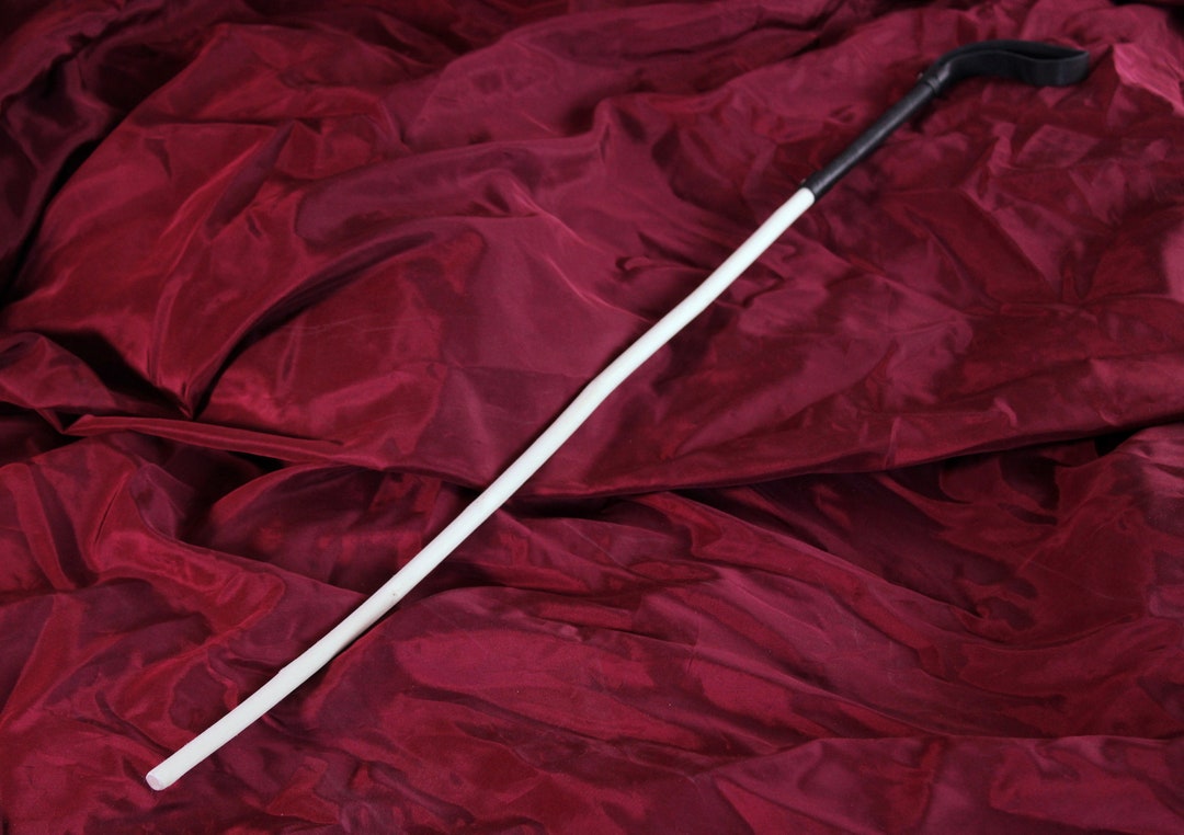 Rare Badine in Hazelnut and Leather, Bdsm Cane Collection in Natural ...