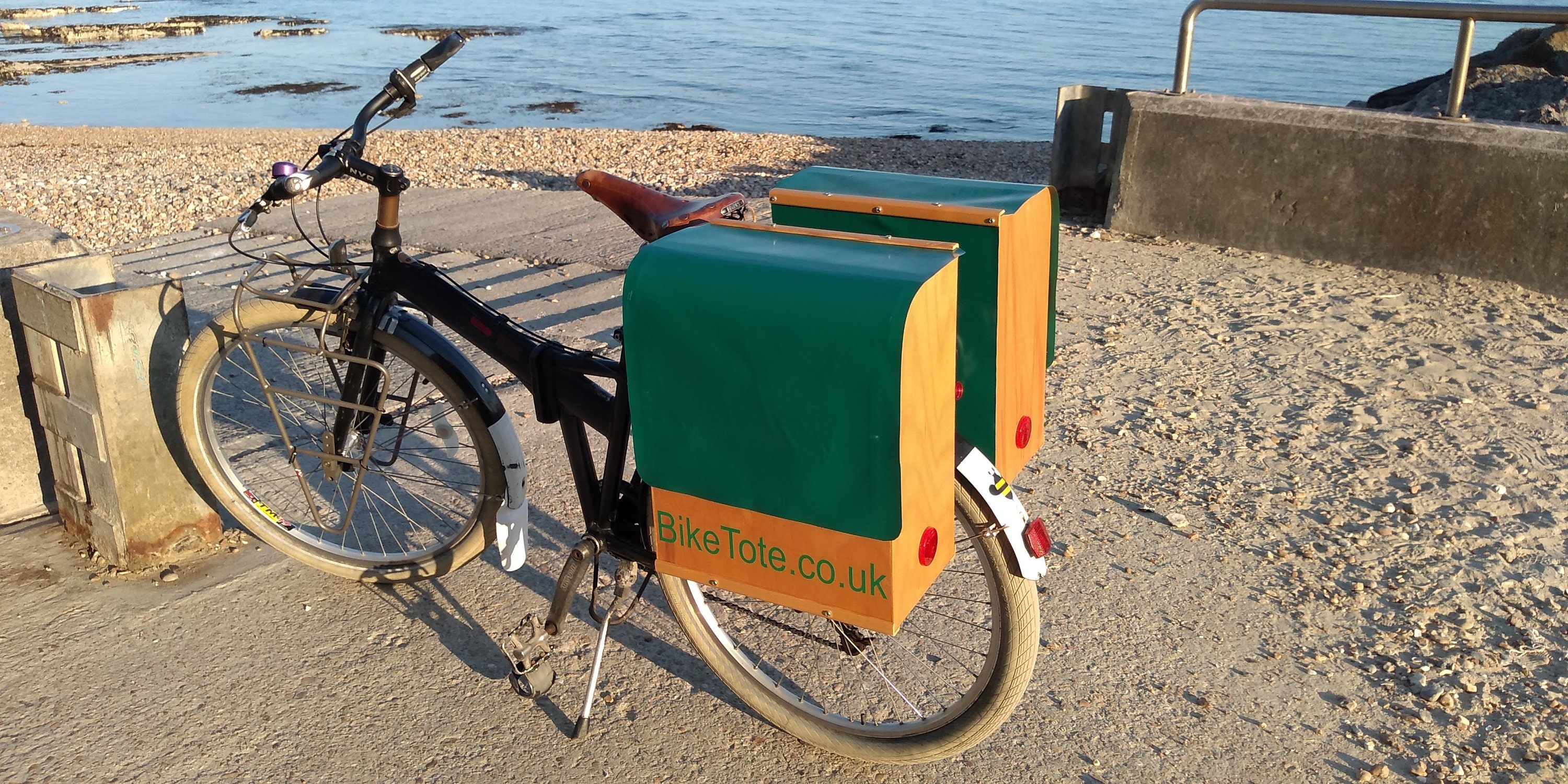 Biketote Cargo: Stylish, Hand-made, Waterproof, Wooden Cargo Box ...