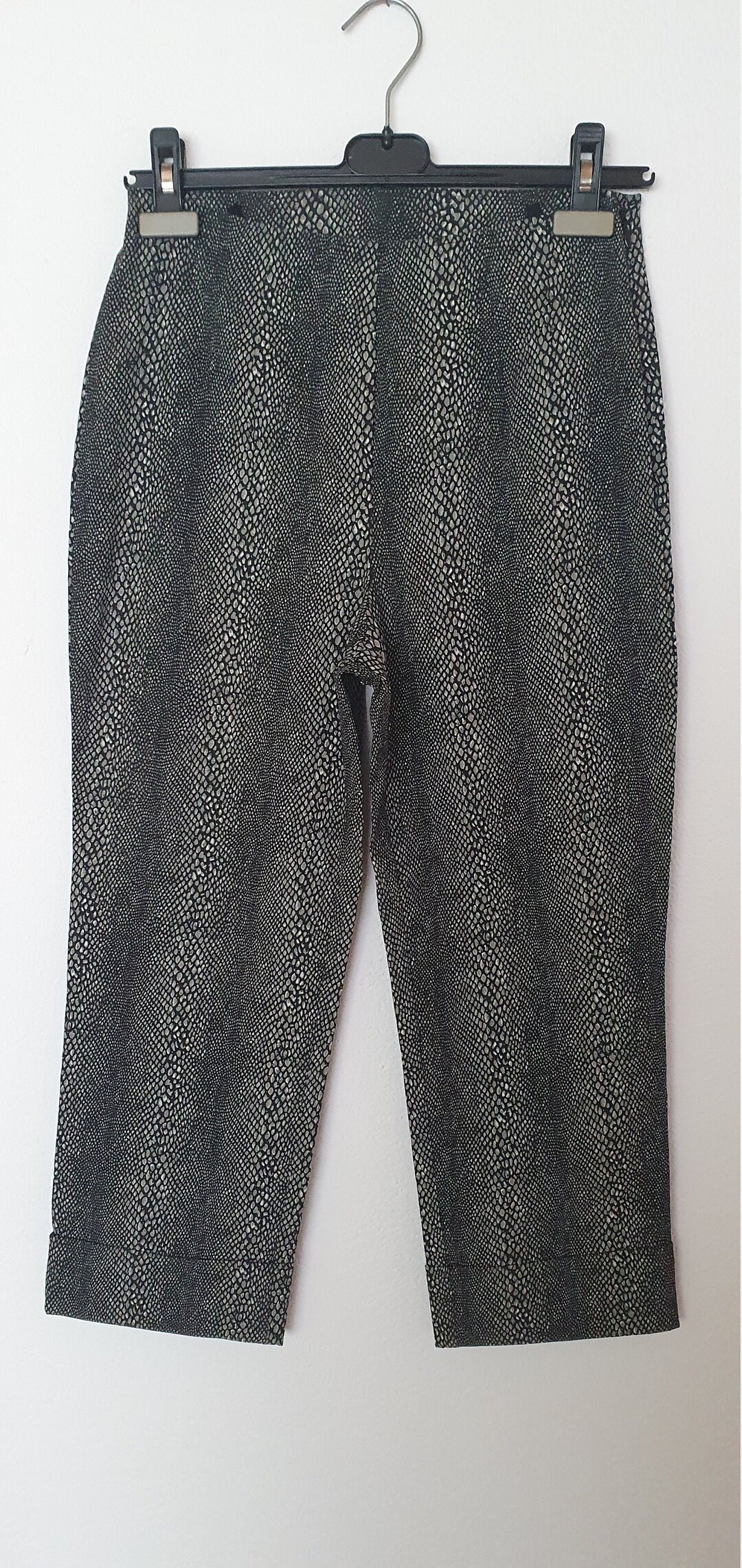 Vintage Trousers Vintage Fashion 90s Capri Trousers Snake - Etsy