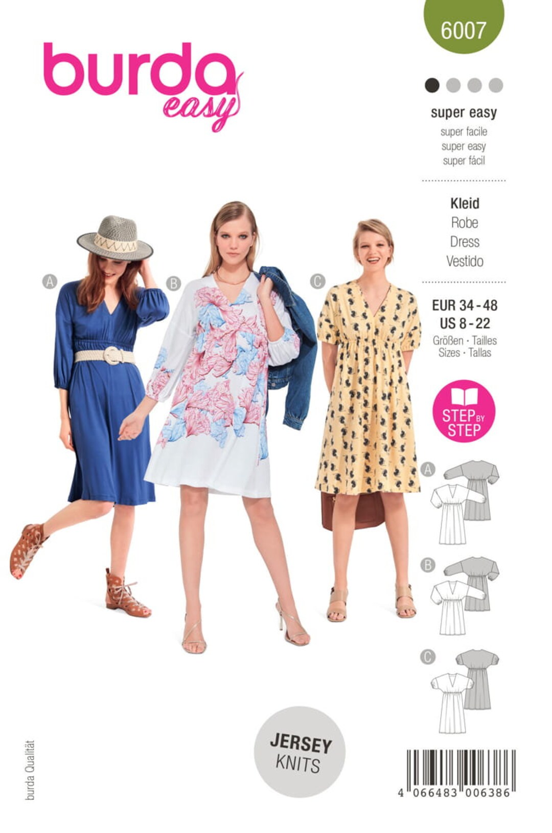 Pattern Burda 6007 Burda-easy - Etsy