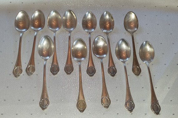 Vintage Branded Spoons With Crown and Corn Vintage Kitchen - Etsy