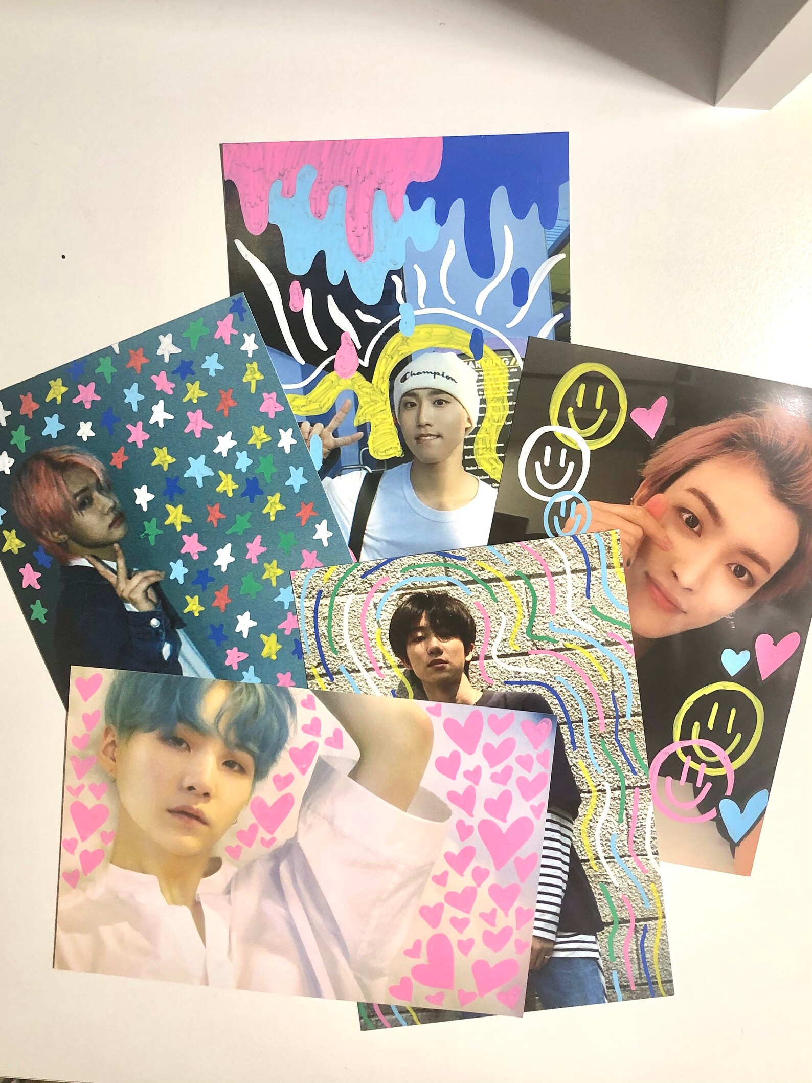 Hand-Drawn Doodled Kpop Prints | Etsy