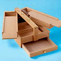 Artist Wooden Multi-drawer Storage Box Pastels Maker Organizer Pastels ...