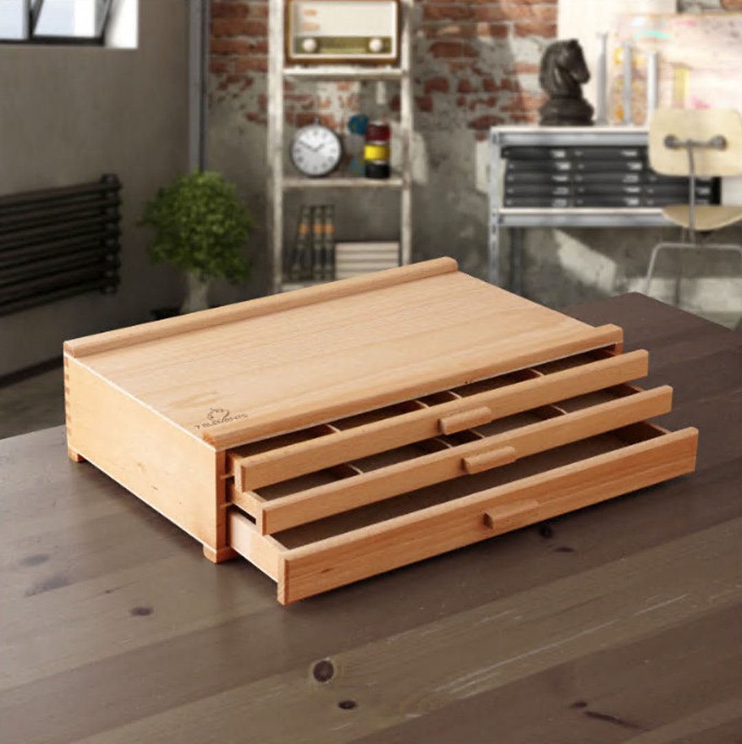 Artist Wooden Multi-drawer Storage Box Pastels Maker Organizer - Etsy