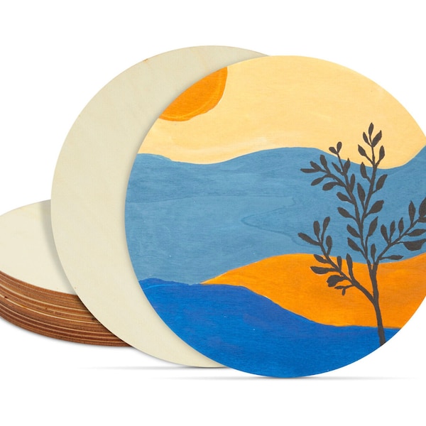 Large Wood Circles for Crafts - Etsy