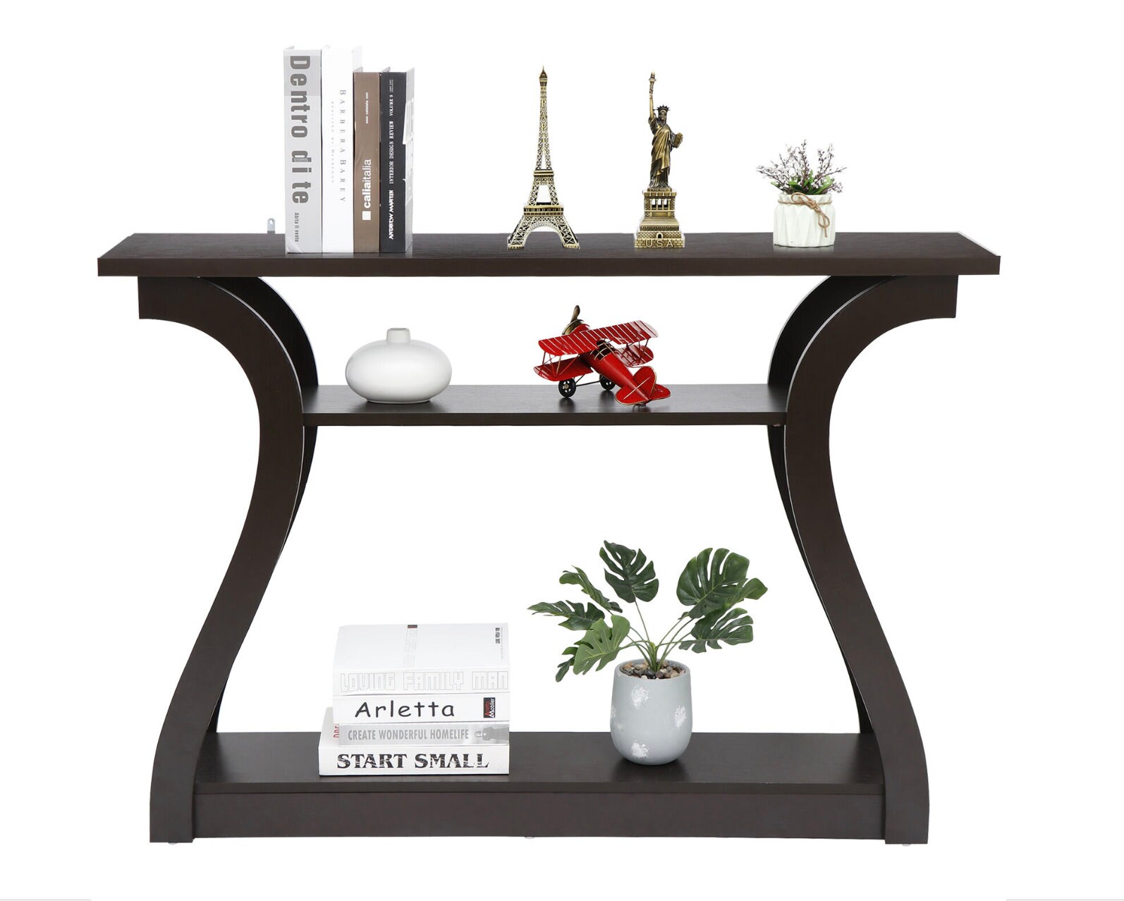 Console Table Modern With Storage Hall Display Sofa Side Table Entryway ...