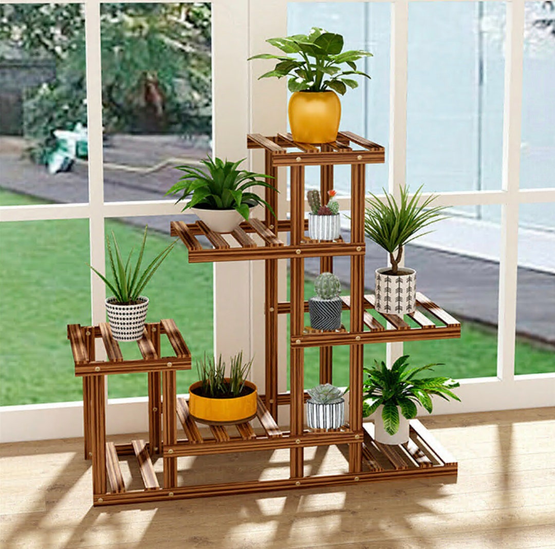Metal Plant Pot Mover SIAMO Heavy Duty Plant Caddy With Wheels 20 Inch ...