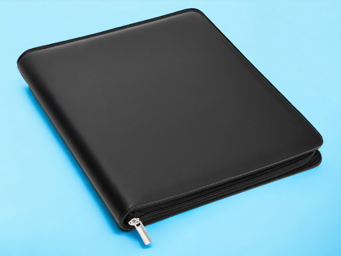 360 Card Pocket Binder With Zipper Album Folder 9 Pocket - Etsy