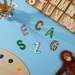 2" Wooden Alphabet Letters for Crafts 104 Pieces 4 Sets Abcs With ...