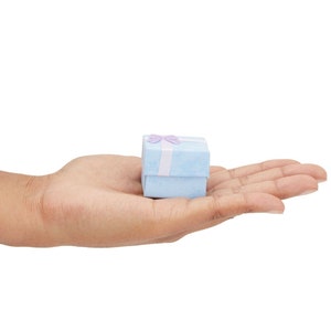 Set of 24 Ring Gift Boxes With Bow for Weddings - 6 Colors, 1.6 X 1.2 ...