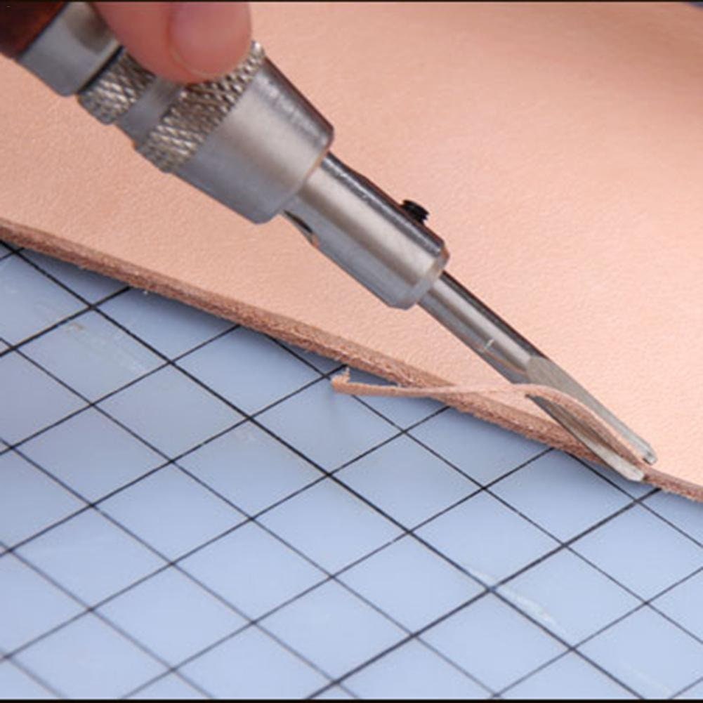 Leather Craft Tools 5 in 1 Pro Leathercraft Edge Press Kit Leather ...