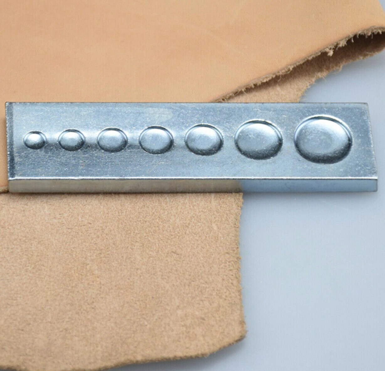 Leather Tools Craft DIY Punch 11 PCS Hole Snap Rivet Fastener Button ...