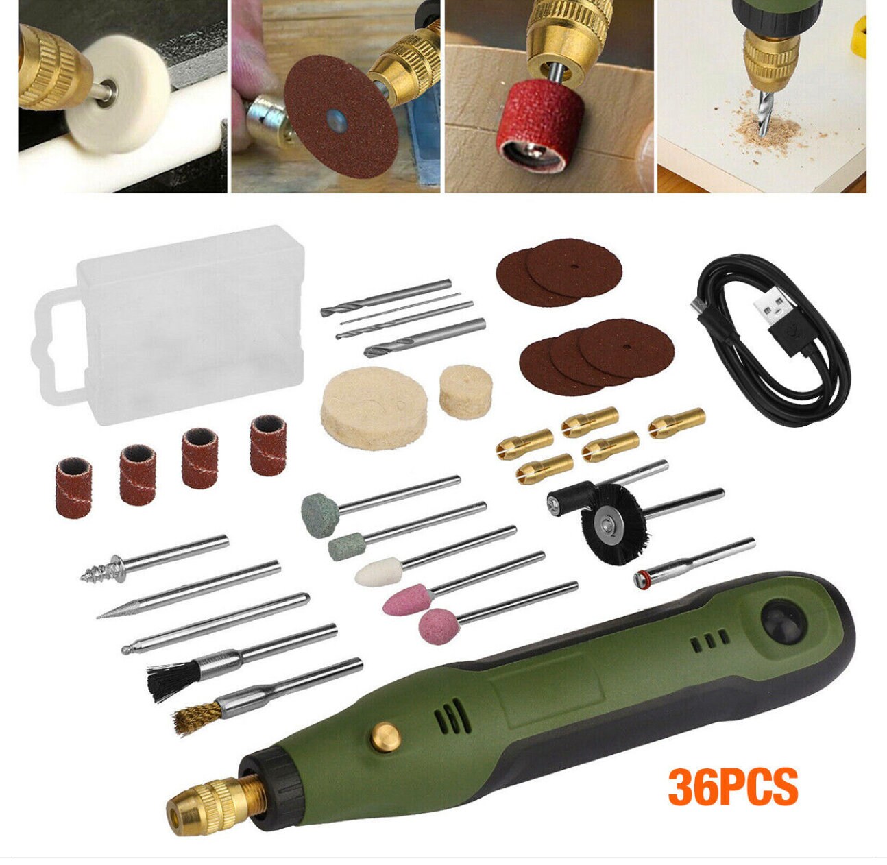 Mini Grinder Rotary Tool Variable Speed W/33pcs Accessories - Etsy