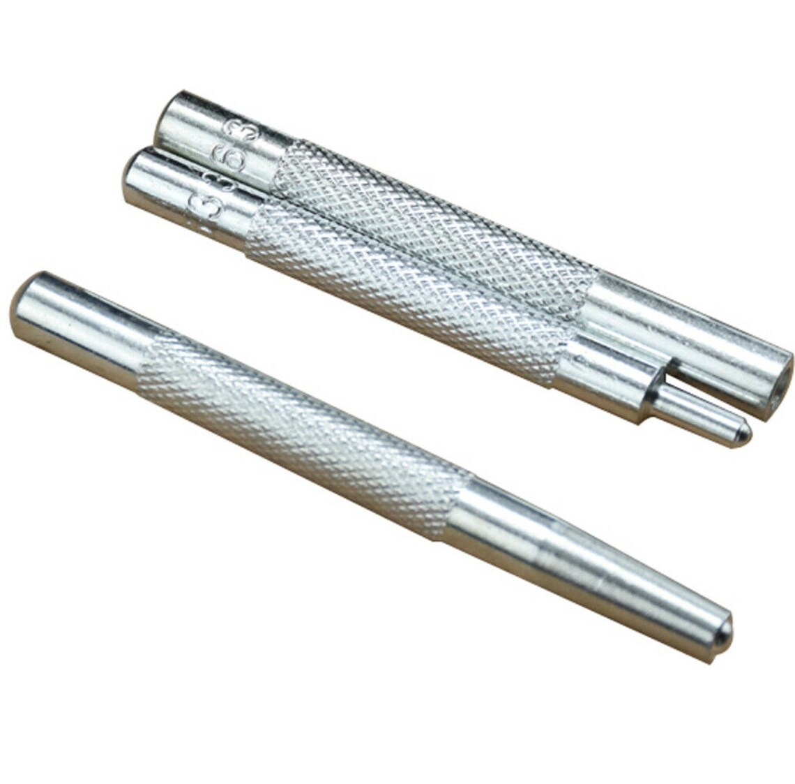 Leather Tools Craft DIY Punch 11 PCS Hole Snap Rivet Fastener Button ...