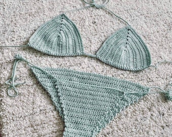 Basic String Bikini PR-101 Crochet Pattern PDF - Etsy