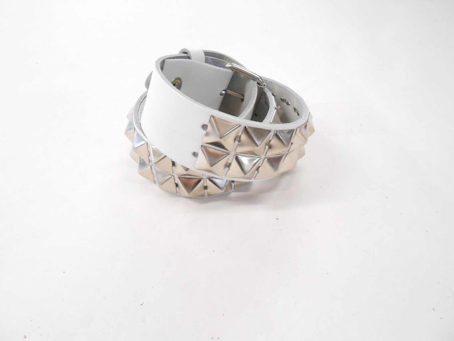 2-row Pyramid Studded Belt - Etsy
