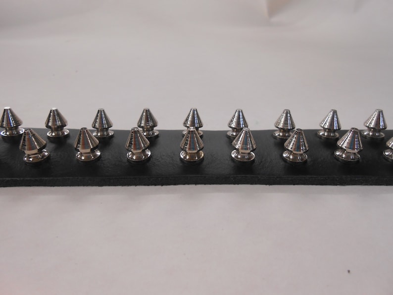 2-row Spike Studded Belt. - Etsy