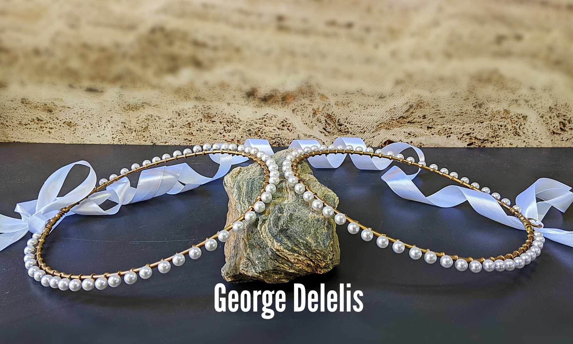 RODOS STYLE Pair of Bronze Wedding Crown, Ηand Made Bronze Crown ...