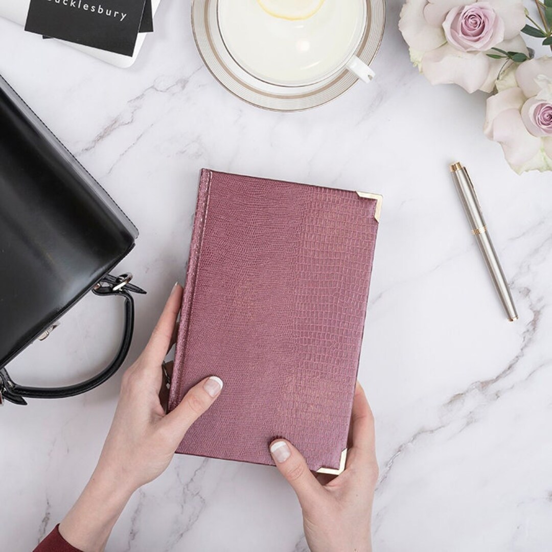 Burgundy A5 Journal / Diary Handmade in England - Etsy