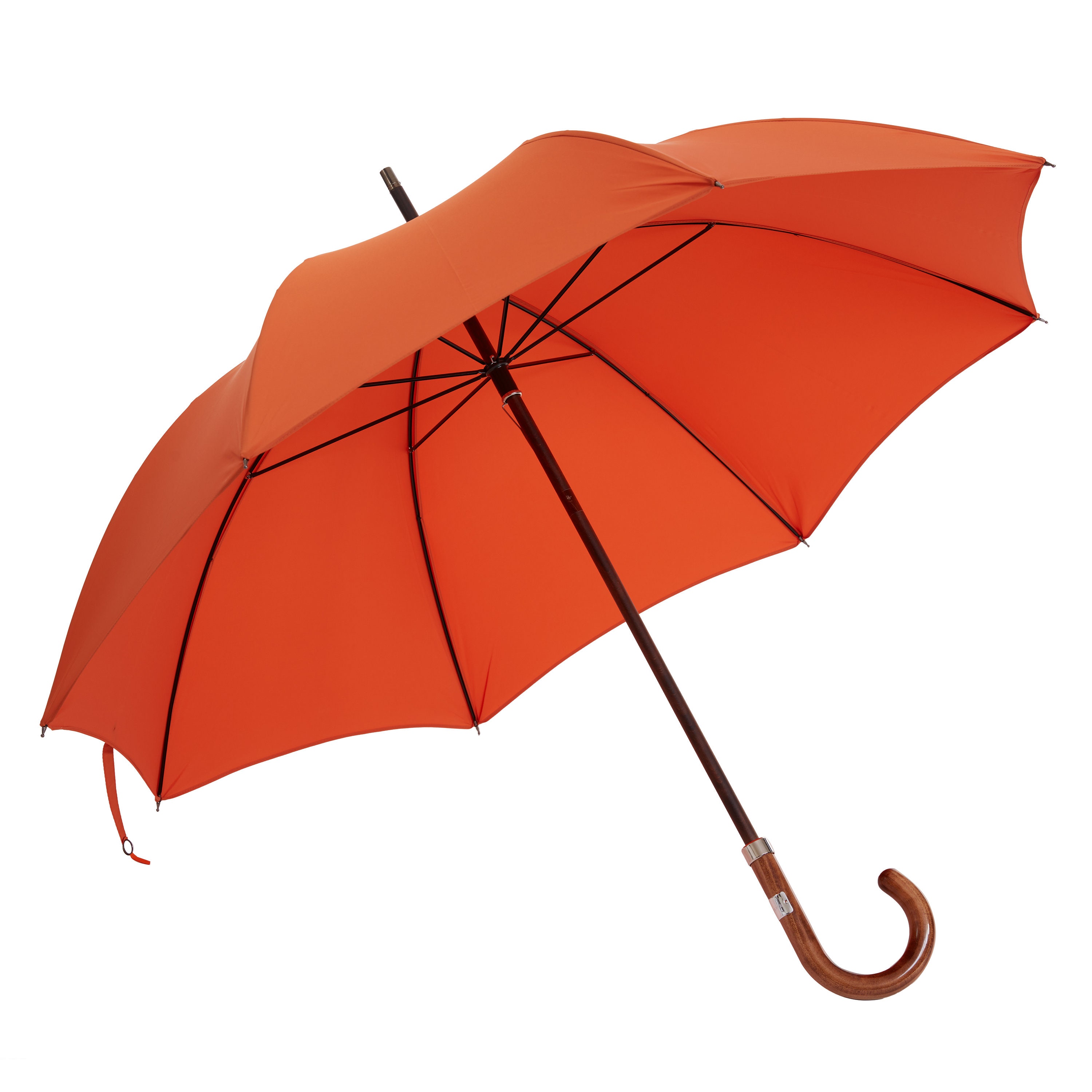 Classic English Umbrella in Orange - Etsy UK