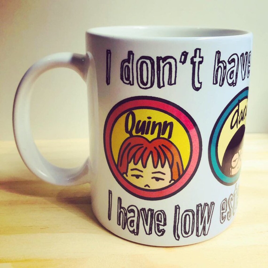 Daria Mug, Mtv's Daria Mug, Daria Cartoon Characters Mug, Daria Self ...