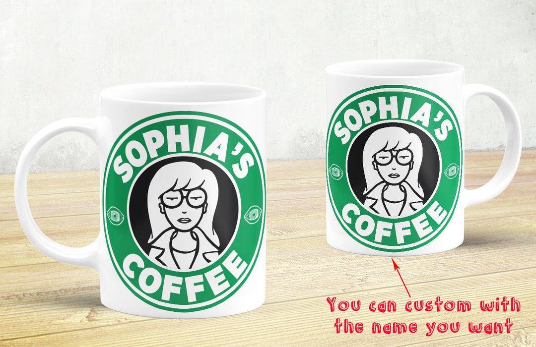 Daria Mug, Daria Morgendorffer custom mug, Daria Starbucks mug, sick ...