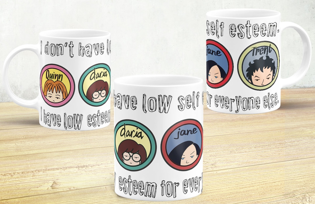 Daria Mug, Mtv's Daria Mug, Daria Cartoon Characters Mug, Daria Self ...