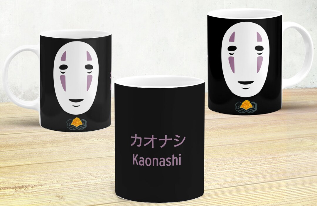 Kaonashi Faceless Mug, Spirited Away Chihiro Coffee Mug - Etsy