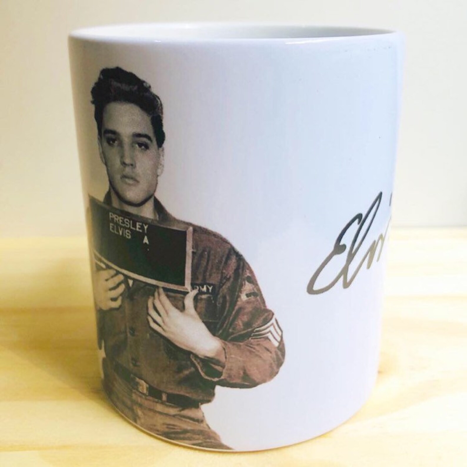 Elvis Presley Mug Elvis Presley Signature mug Elvis Presley - Etsy México