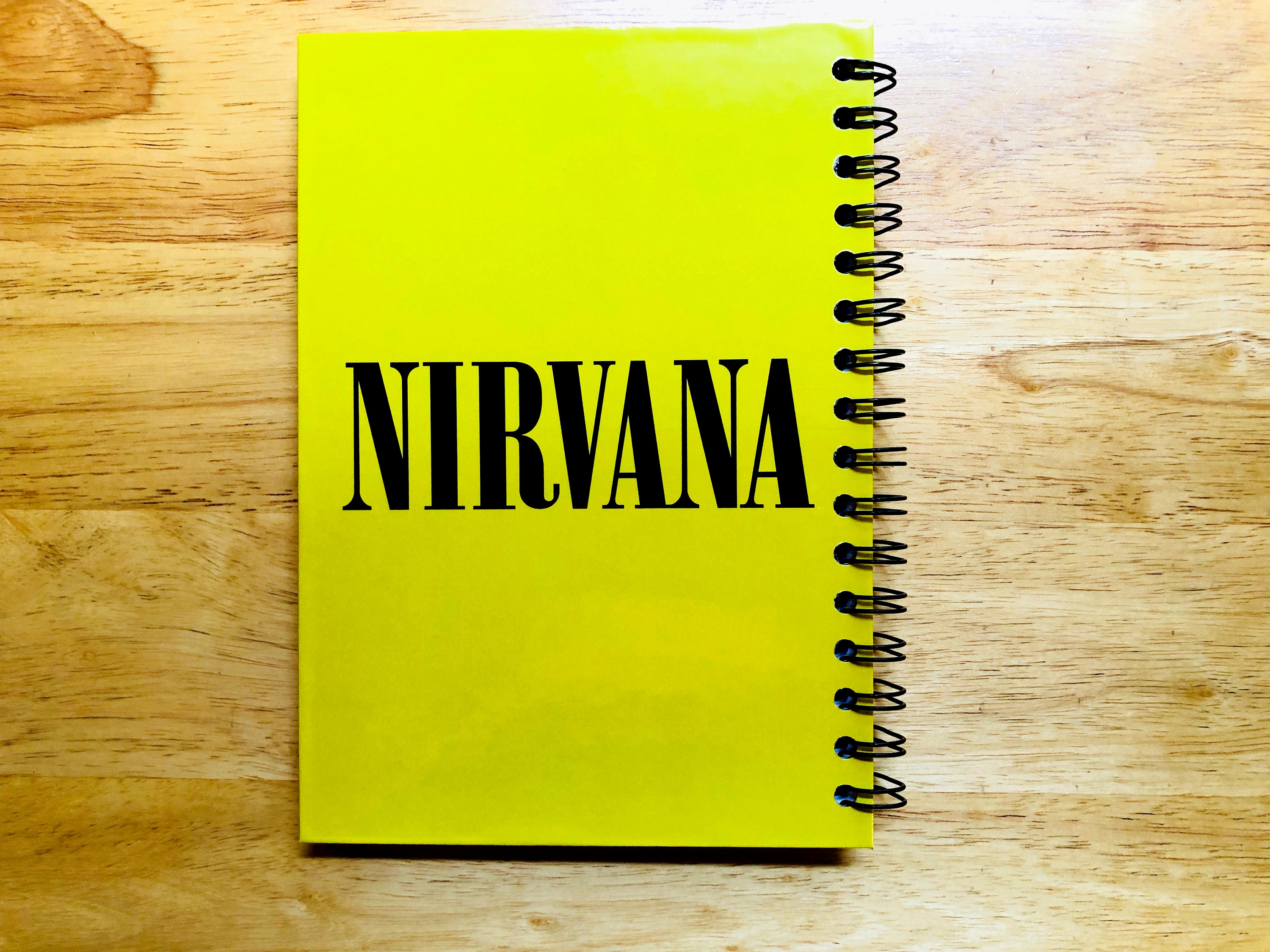 Nirvana, Nirvana Smiley Face A5 notebook, Journal, sketch notebook ...