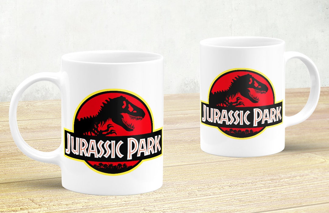 Jurassic Park Mug, Jurassic Park White Mug, T-rex Mug - Etsy