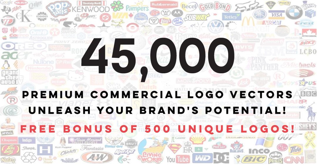 45,000 Logo PNG File / Vectors – Unleash Your Brand's Potential! - Etsy