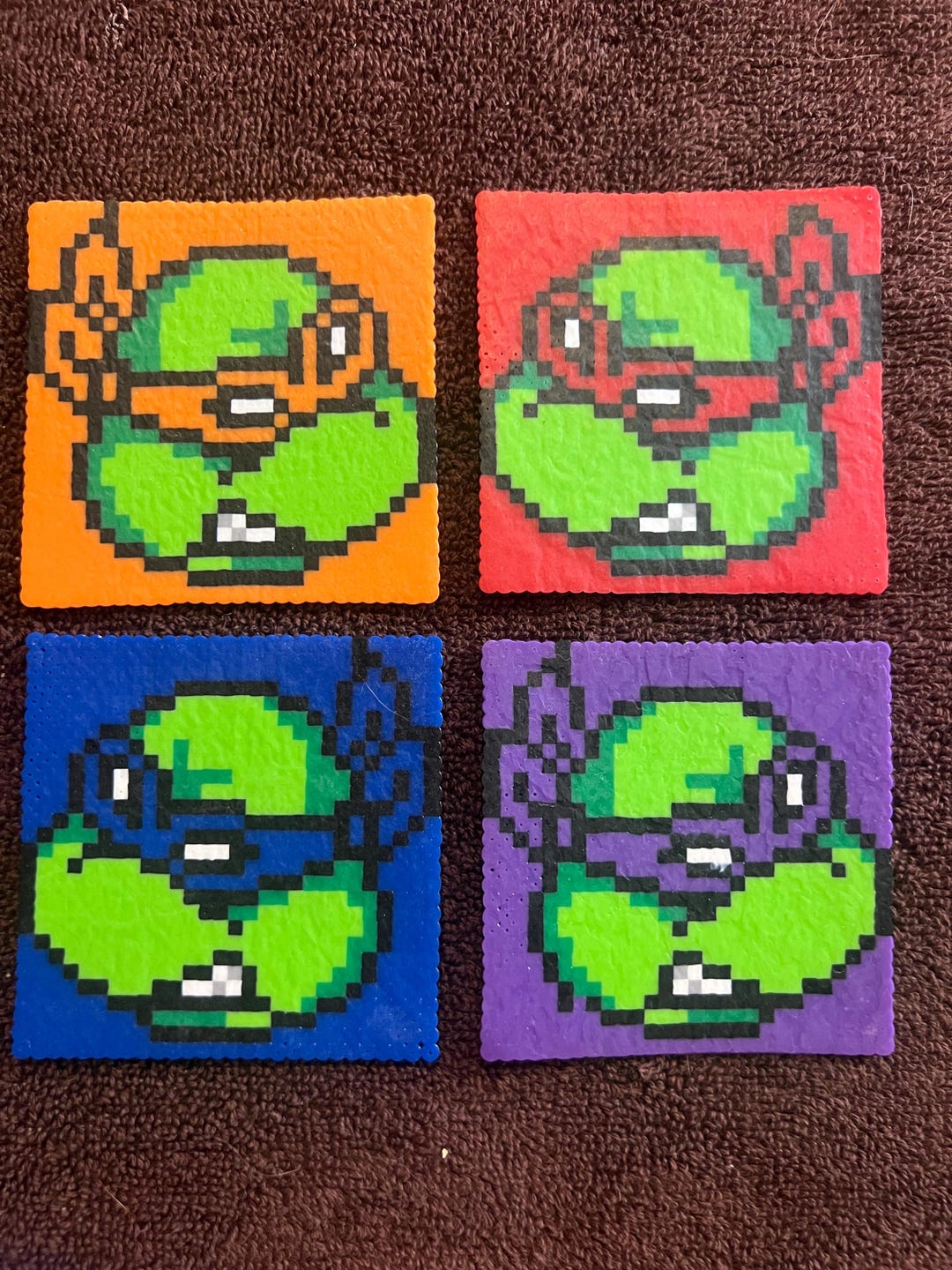 Teenage Mutant Ninja Turtles (TMNT) 4-pack Coaster Set - Etsy