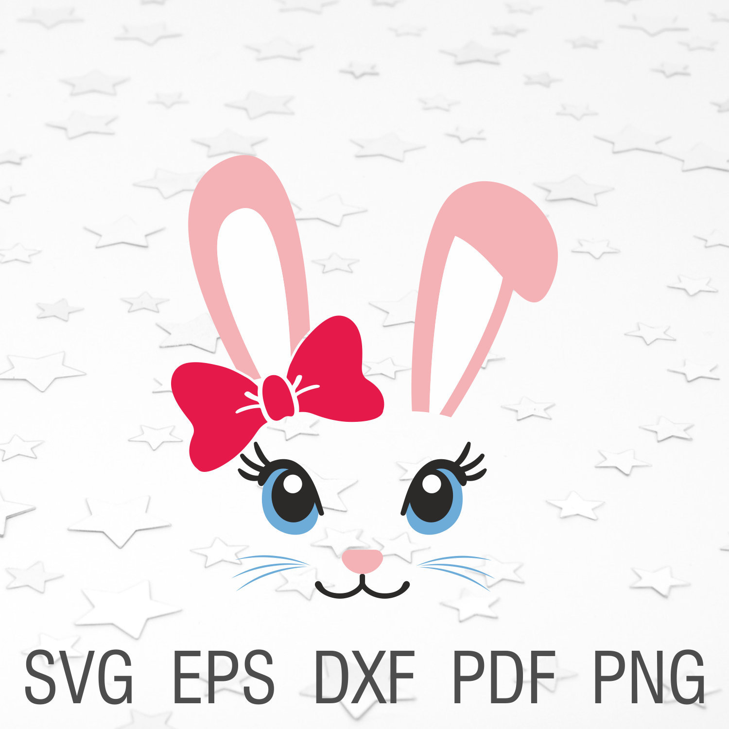 Semana de Pascua conejito orejas svg bunny cara svg chica conejito ...