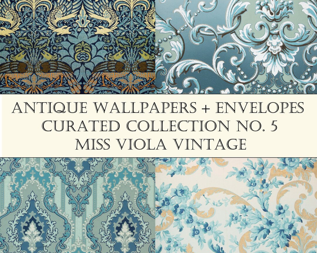 ANTIQUE WALLPAPER ENVELOPES No. 5 Curated Papers & - Etsy