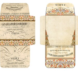 DECORATIVE FRENCH DOCUMENTS Printable French Journal Pages, Journal ...