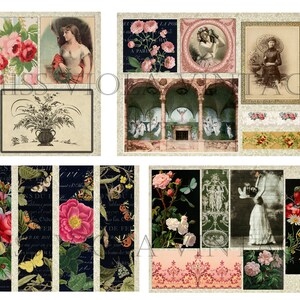JARDIN DRAMATIQUE Papers Ephemera, French Garden, Dramatic Florals ...