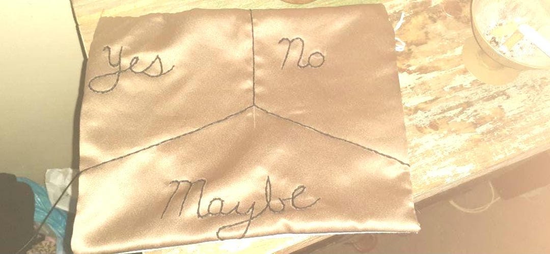 Pendulum Cloth, Dowsing Cloth, Yes, No, Maybe Pendulum Cloth, Hand ...