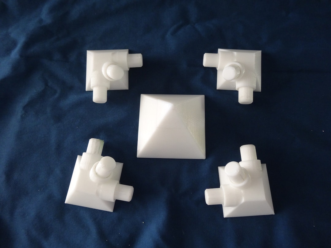 GIZA Pyramid Connector Kit for 1/2" Copper Pipe 51.51 Deg. Angle - for ...