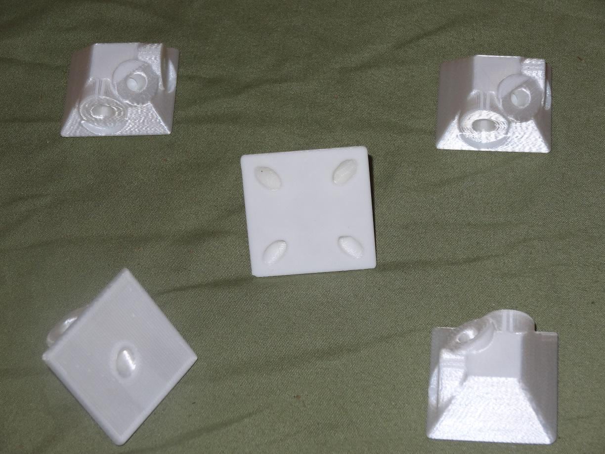 GIZA Pyramid Connector Kit for 1/4 Pipe, Rod or Dowel 51.51 Deg. Angle ...