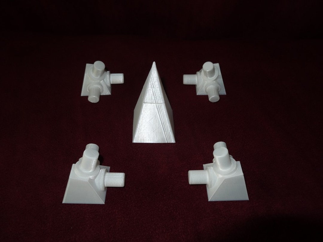 Nubian Pyramid Connector Kit - 72 Deg. Angle for Meditation Power ...