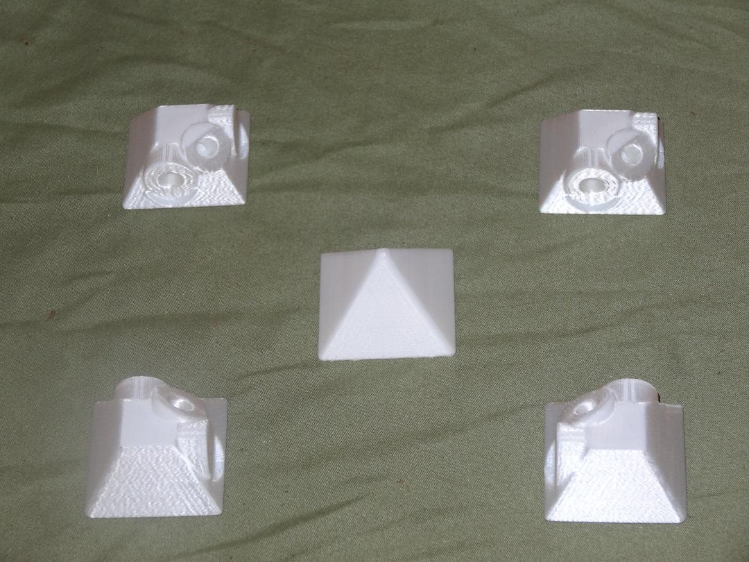 GIZA Pyramid Connector Kit for 1/4" Pipe, Rod or Dowel 51.51 Deg. Angle ...